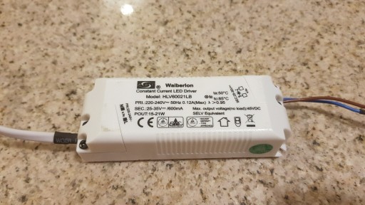 Zasilacz LED DRIVER Waiberlon HLV60021LB NOWY | Warszawa | Kup teraz na ...