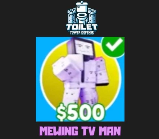 Toilet tower defense Mewing Tv man | Warszawa | Kup teraz na Allegro ...