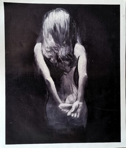 Czarnobiały akt Obraz akrylowy na płótnie | Bielsko-Biała | Kup teraz ...