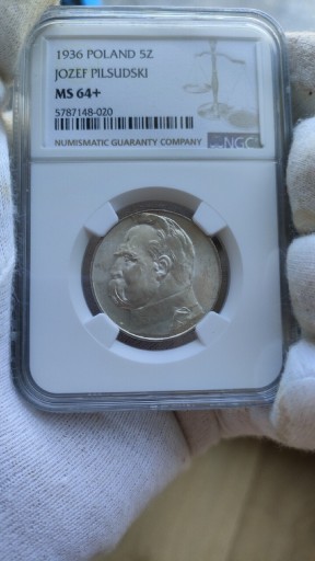 5 zł Piłsudski 1936 NGC MS64+ | Pilaszków | Ogłoszenie na Allegro Lokalnie