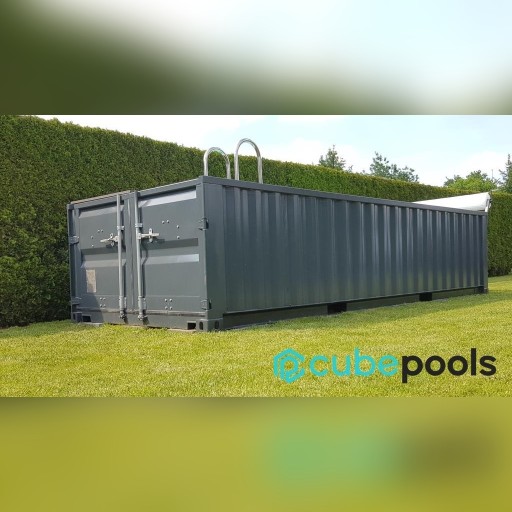 CUBEPOOLS basen w kontenerze szybki czysty montaż | Poznań | Kup teraz na Allegro Lokalnie