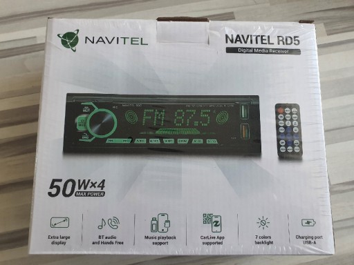 Radio samochodowe NAVITEL RD5 USB MP3 4X50W | Inowłódz | Kup teraz na Allegro Lokalnie