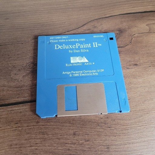 Deluxe Paint II 2 Amiga program oryginał dyskietki | Pyrzyce ...