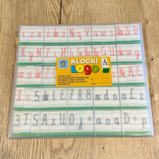 Klocki Logo Do Nauki Czytania Pisania Matematyki Sierakowice Kup Teraz Na Allegro Lokalnie