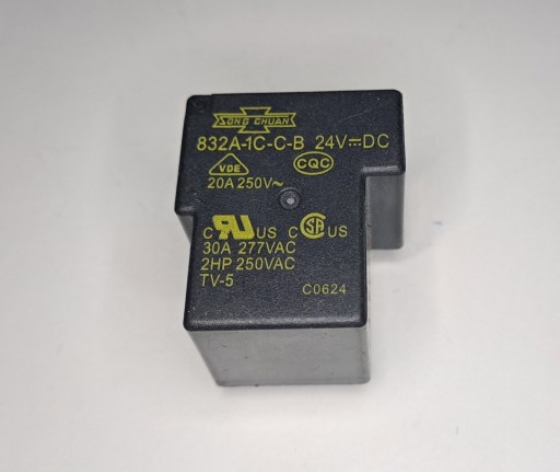 832A1CCB 30A 250V AC 24VDC Przekaźnik | Warszawa | Kup teraz na Allegro ...