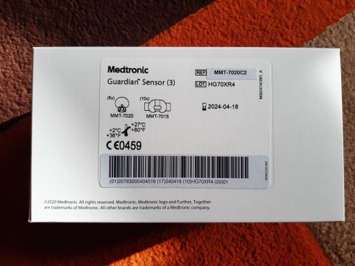 Medtronic Guardian (3) Sensor MMT-7020 (5 szt) | Pacanów | Kup teraz na ...