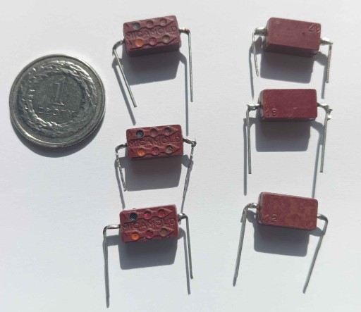 Kondensator 220pF/500V Silver mica 1950te Micamold | Warszawa | Kup ...