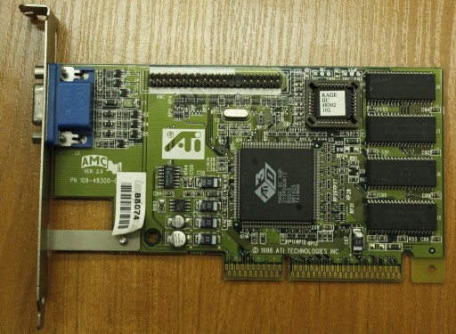Karta graficzna AGP ATI Rage IIC (1998) | Łódź | Kup teraz na Allegro ...