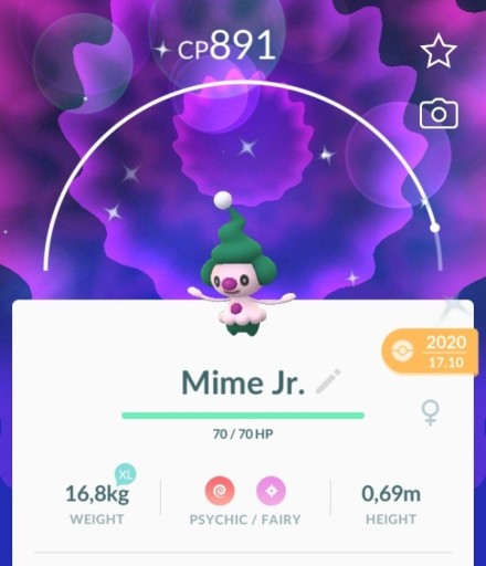 Pokemon Go Mime.Jr shiny | Warszawa | Ogłoszenie na Allegro Lokalnie