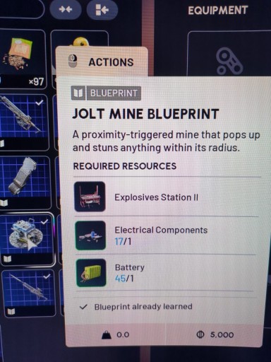 Jolt Mine blueprint plan schemat ARC Raiders PC/PS/XBOX | Warszawa ...