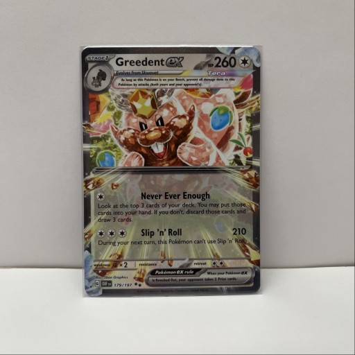 Karta Pokemon TCG Greedent ex Obsidian Flames | Gliwice | Kup teraz na ...