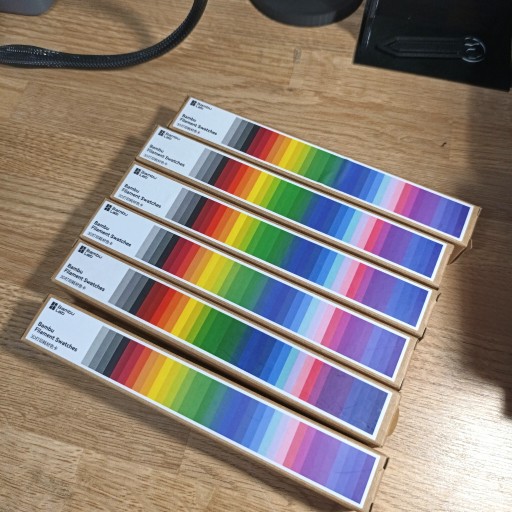 Próbniki filamentu Bambu Lab Filament Swatches | Lublin | Kup teraz na Allegro Lokalnie