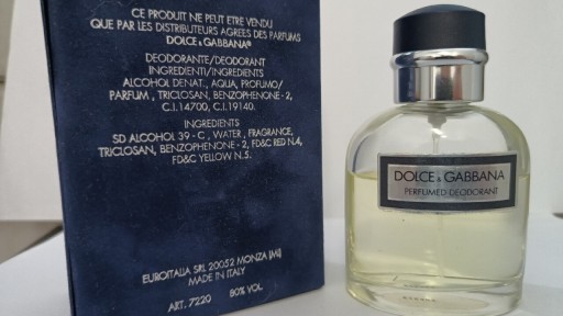 Dolce&Gabbana pour homme perfmed dezodorant natural spray 75ml ...