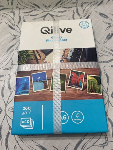 Qlive glossy photo papper 10x15 40szt | Ząbki | Kup teraz na Allegro ...