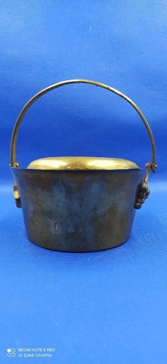 Mosiężną miska z raczka, dzbanek, doniczka | Chmielnik | Kup teraz na Allegro Lokalnie