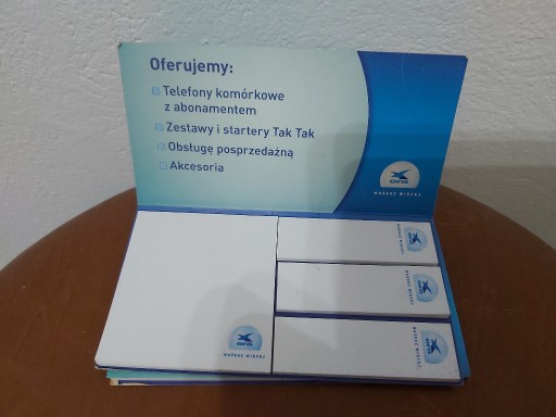 Bloczek z karteczkami samoprzylepnymi logo ERA GSM | Gidle | Kup teraz na Allegro Lokalnie