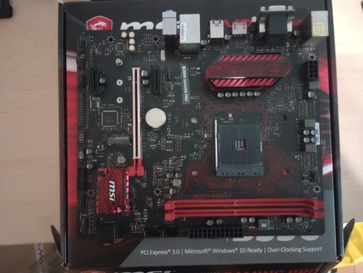 Płyta główna MSI B350M GAMING PRO AM4 uszkodzona | Grodzisk Mazowiecki ...