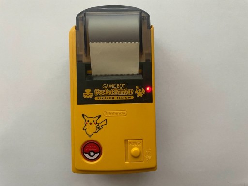 Nintendo Gameboy Pocket Printer Pokemon Pikachu Drukarka termiczna ...