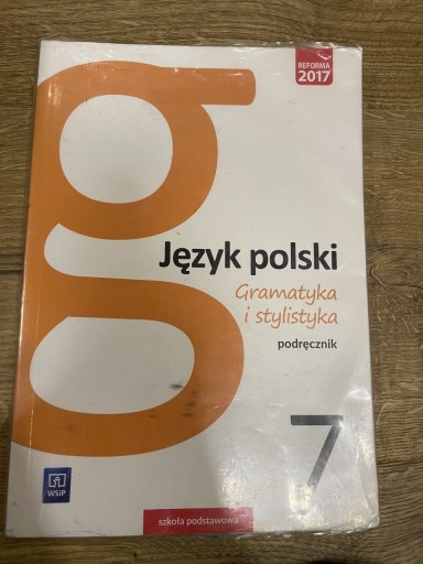 Gramatyka i stylistyka j. polski podręcznik kl. 7 | Kraków | Kup teraz ...
