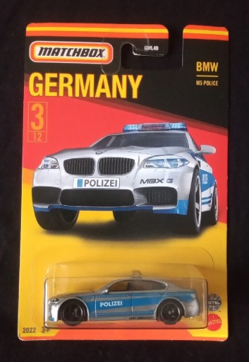 MATCHBOX - BMW M5 POLICE - 03/12 | Zgierz | Kup teraz na Allegro Lokalnie
