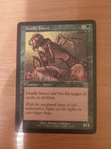 Karta Deadly Insect. Magic The Gathering | Przemyśl | Kup teraz na ...