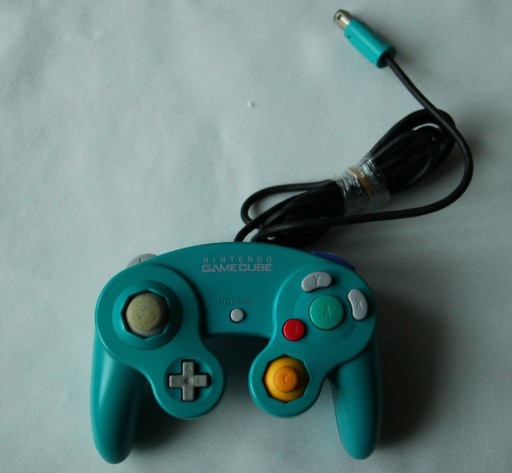 Pad do GameCube - oryginalny, sprawny, turkusowy | Konstancin-Jeziorna ...