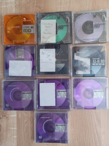 Mini Disc Sharp TDK Maxell 80 min MD | Warszawa | Kup teraz na Allegro ...