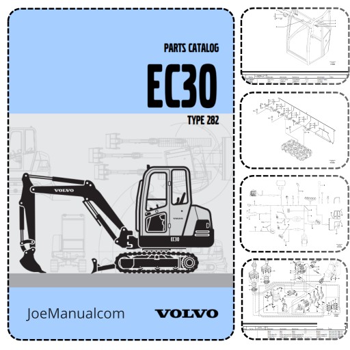 Volvo Excavator EC30 Parts Catalog Katalog części Schematy budowy | Poznań | Kup teraz na ...