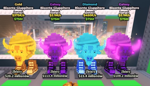 Bisonte Giuppitere Zestaw - Steal a Brainrot |Roblox| | Warszawa | Kup ...