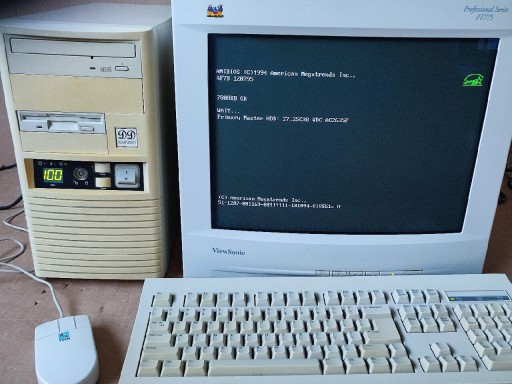 Retro stary komputer DD Komputery Radom 100MHz | Legionowo | Licytacja ...