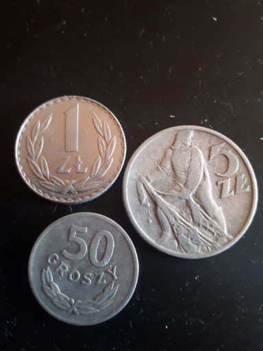 5zl 1959 1zl 1981 50gr 1949 | Konin | Licytacja na Allegro Lokalnie