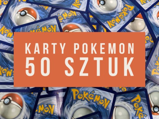 POKEMON TCG: Nowe, Oryginalne Karty 50 sztuk | Otwock | Kup teraz na ...