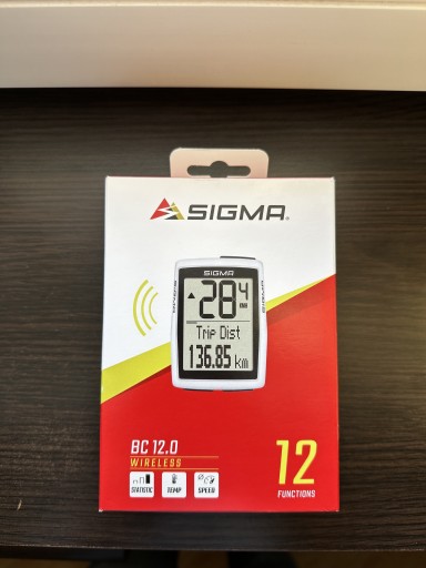 Licznik rowerowy bezprzewodowy Sigma BC 12.0 sts | Czyżowice | Kup teraz na Allegro Lokalnie