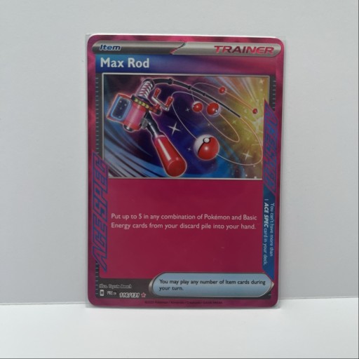 Karta Pokemon TCG Max Rod Prismatic Evolutions | Gliwice | Kup teraz na ...