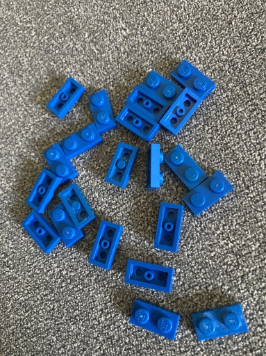 LEGO płytka 1x2 niebieski 302323 3023 - 22szt | Palędzie | Kup teraz na ...