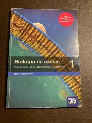 Biologia na czasie 1 - zakres rozszerzony | Bibice | Kup teraz na Allegro Lokalnie