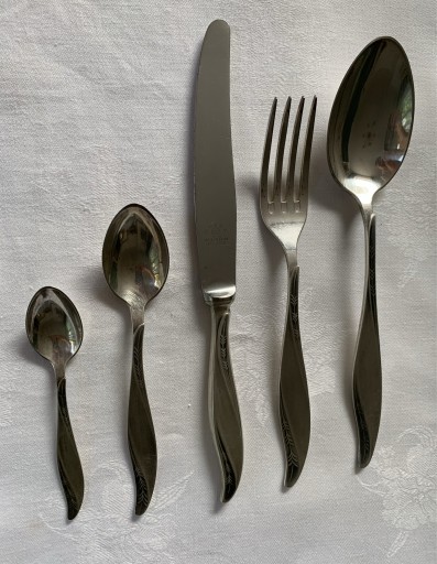 HEFRA Sztućce srebrne próba 800 30 szt + 12 sztuk | Warszawa ...