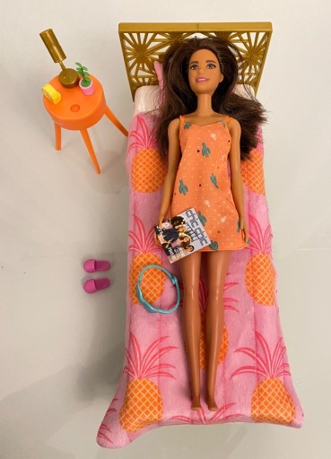 Mattel Barbie Lalka + sypialnia GTD87 GRG86 BDB | Warszawa | Kup teraz ...