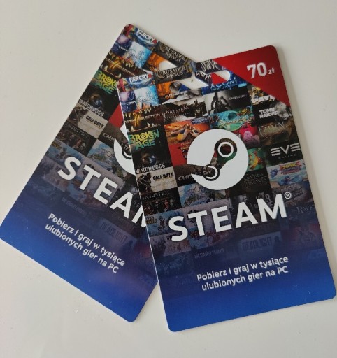 STEAM wallet karta podarunkowa doładowanie 2x 70zl | Katowice | Kup ...