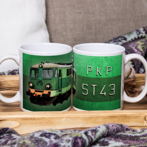 Kubek PKP kolejowy - Lokomotywa ST43 dla kolejarza | Warszawa | Kup ...
