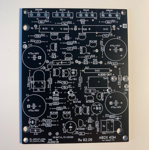 ABOX 40W v1 4 2 szt PCB układ jak z Radioelektronika | Ozorków | Kup teraz na Allegro Lokalnie