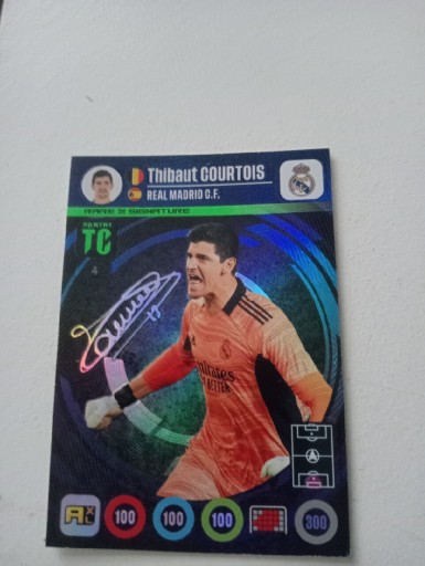 Karta Panini top class courtois signature | Radzanów | Kup teraz na ...