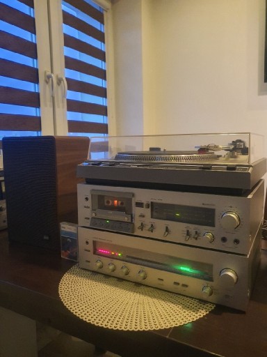 Wieża stereo SABA+ kolumny Saba box ultra hifi 45 | Piła | Kup teraz na ...