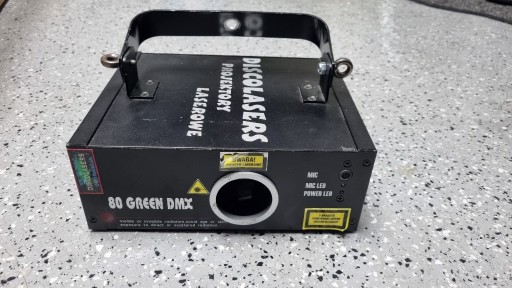 Laser zielony DISCOLASER 80mW bardzo jasny | Białobrzegi | Kup teraz na Allegro Lokalnie