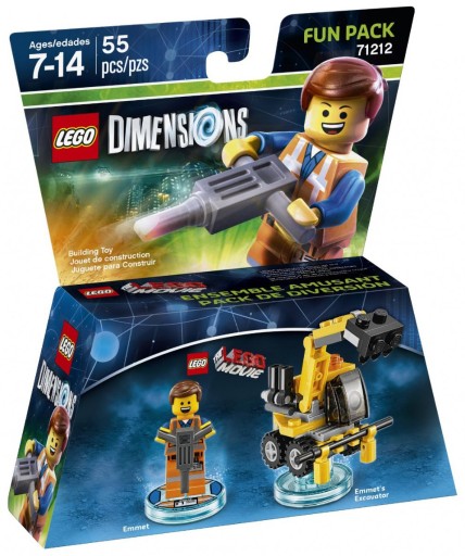 LEGO DIMENSIONS The Movie 71212 Emmet Fun Pack | Katowice | Kup teraz ...
