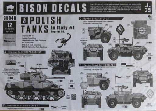 Bison 35048 Polish tanks in Italy | Warszawa | Kup teraz na Allegro ...