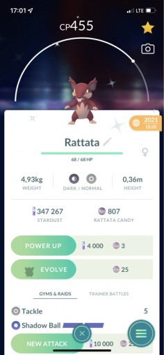 Pokemon Go - Shiny Rattata Alola | Katowice | Kup teraz na Allegro Lokalnie