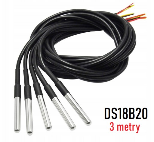 Cyfrowy czujnik temperatury DS18B20 3m ARDUINO | Skoki | Kup teraz na Allegro Lokalnie