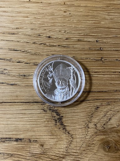 Medal Jan Paweł II Omnes Sancti Orate Pro Nobis | Lublin | Kup teraz na ...