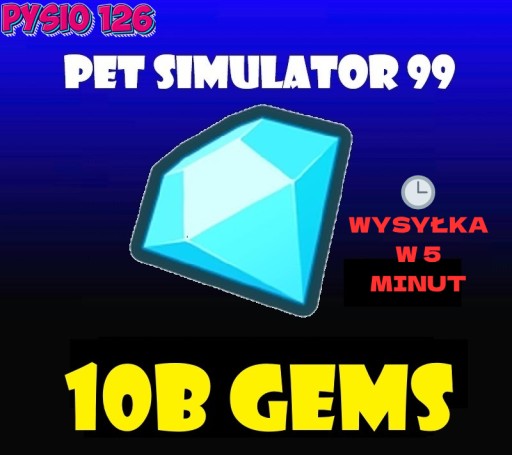 10b | gemy gem gems | Pet Simulator 99 | PS99 | Roblox | Najszybciej ...